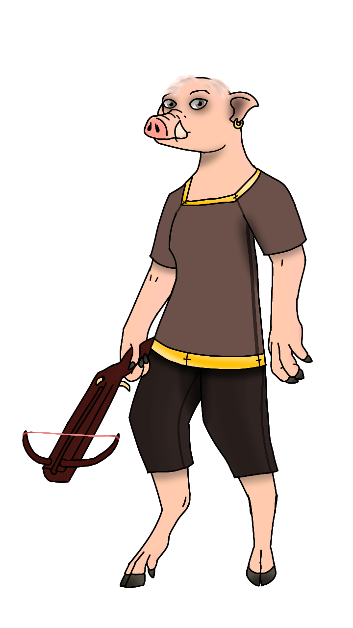 Piglin render - ibisPaint