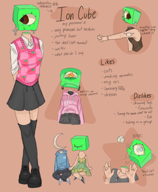 eye on cube - ibisPaint