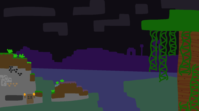 minecraft 2 out of 3 (night) - ibisPaint