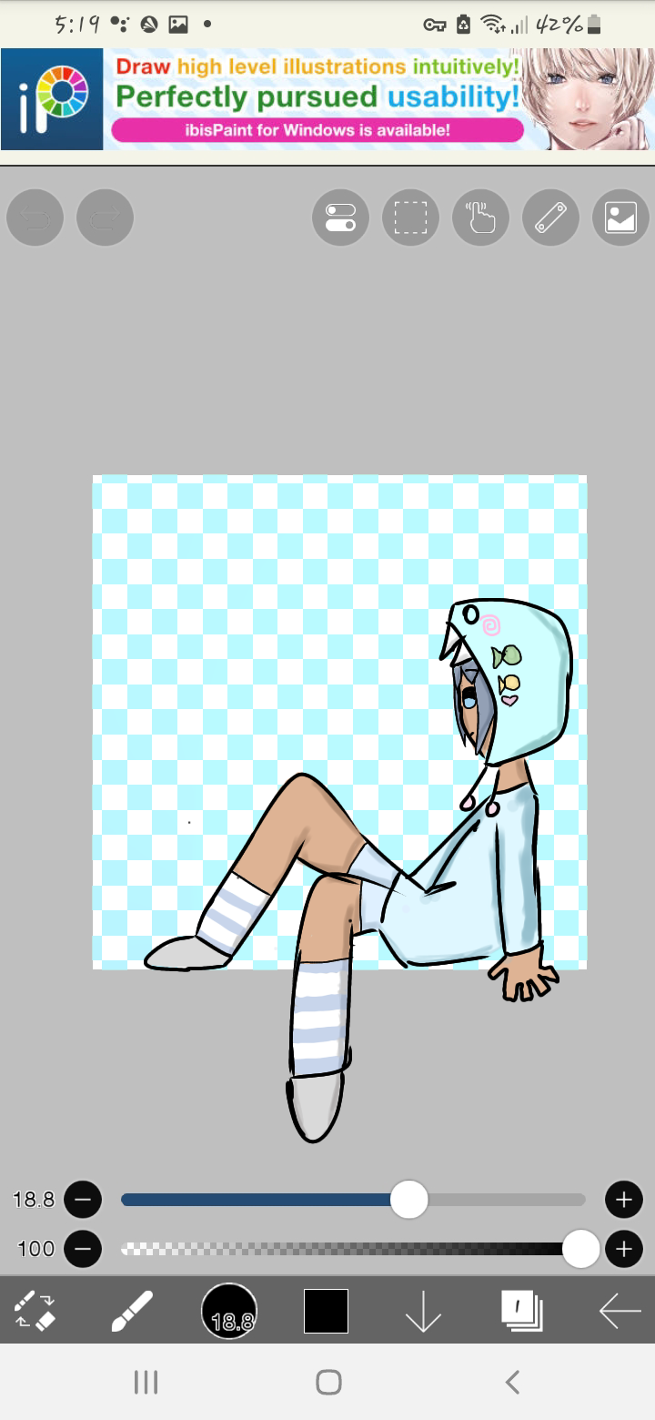 SHARKIE GET IN THE CANVAS FULLY!!!! - ibisPaint