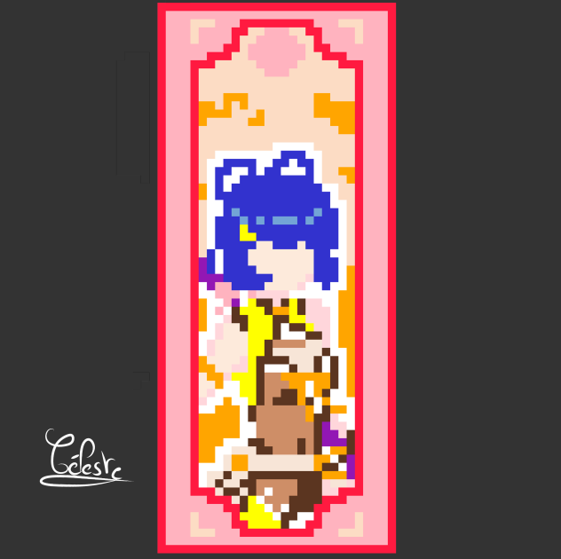 marque page xiangling pixel art - ibisPaint