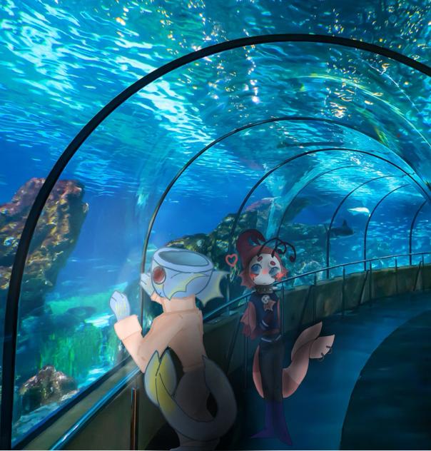 Shrimpo x Finn- Dandy’s world - ibisPaint