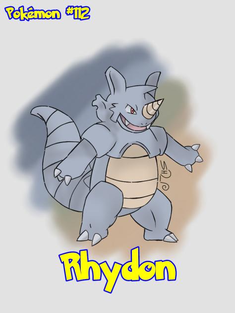 Pokémon #112 - Rhydon - ibisPaint