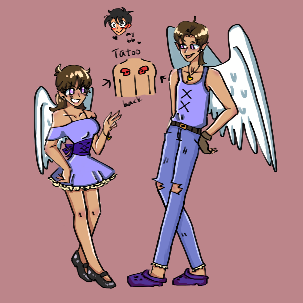 Helela and her gender-bend - ibisPaint