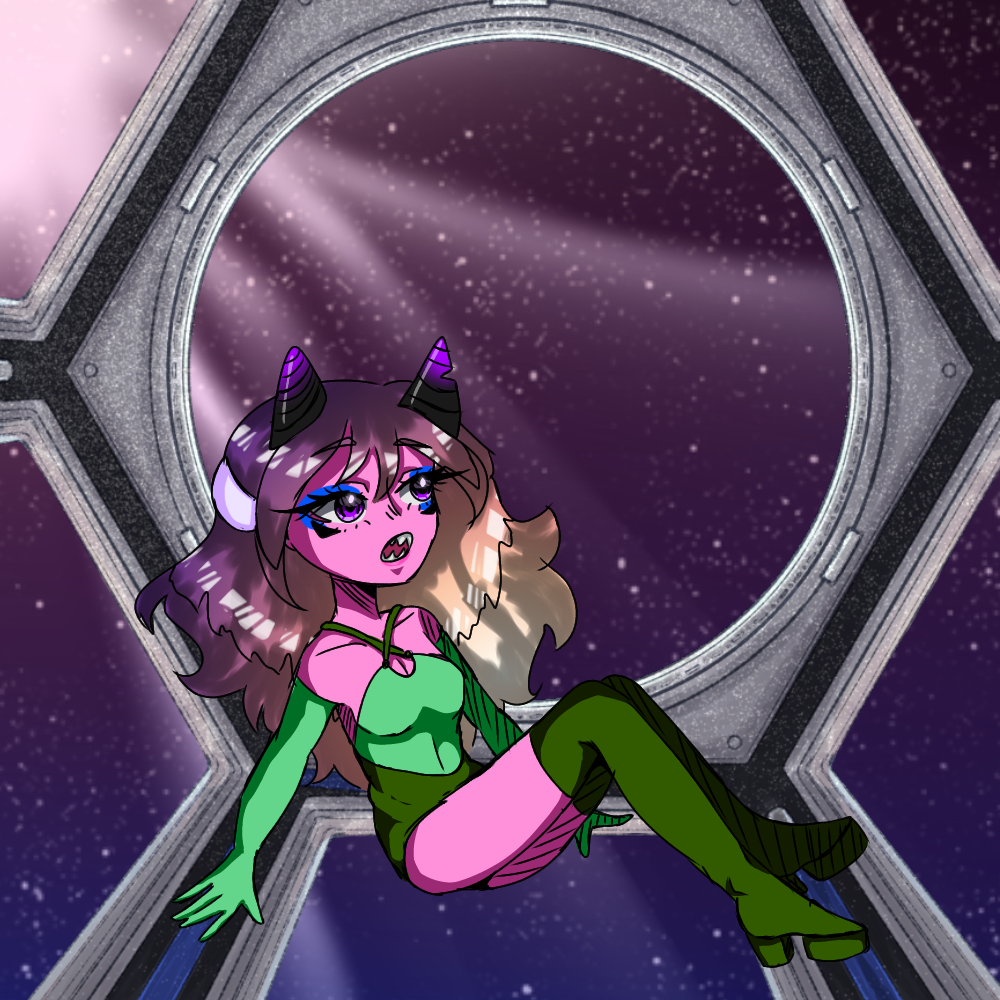 Mira Zellyla the Alien - ibisPaint