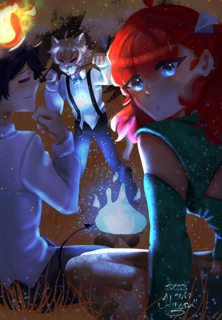 night camp ^^ - ibisPaint