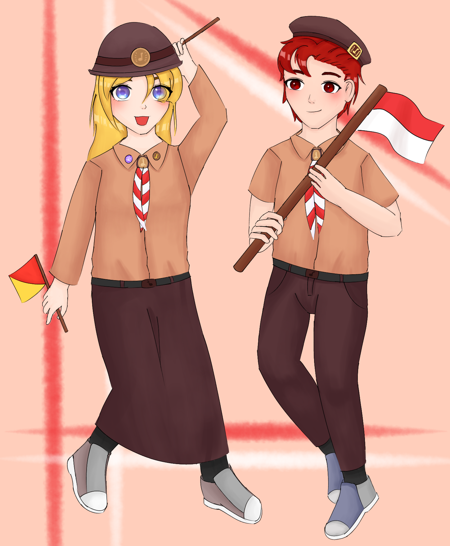 hari Pramuka - ibisPaint