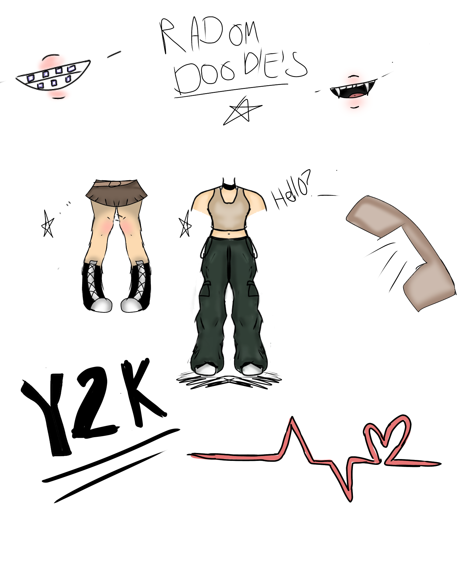 Radom y2k drawings - ibisPaint