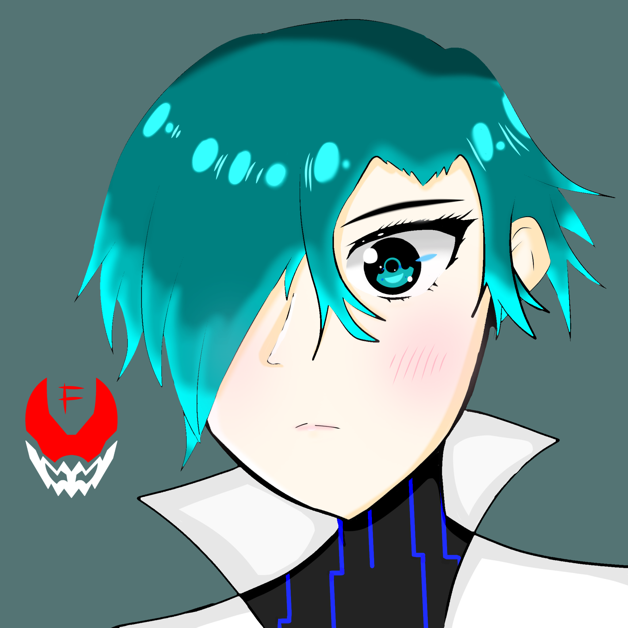 glow squid ver waifu - ibisPaint