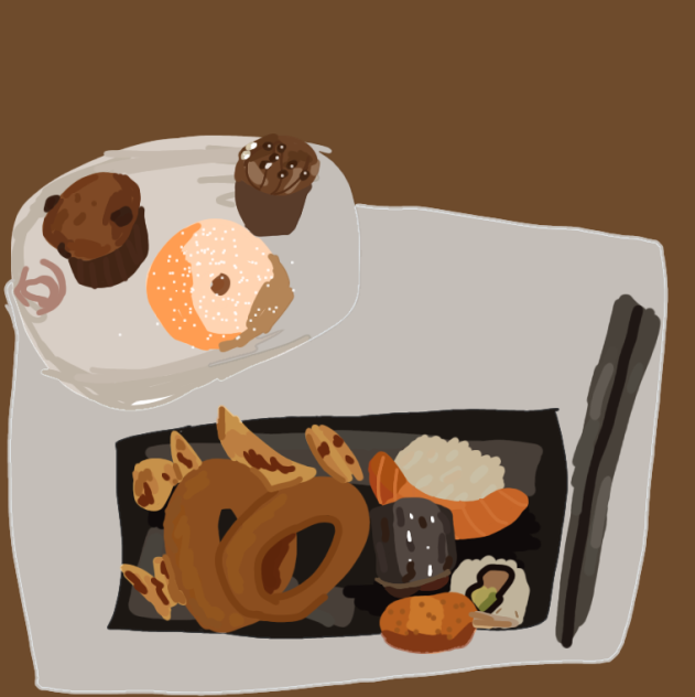 sushi roll - ibisPaint