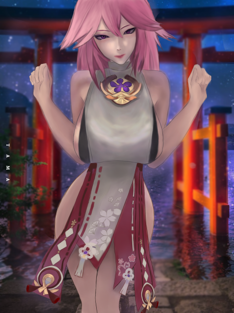 Yae miko - ibisPaint