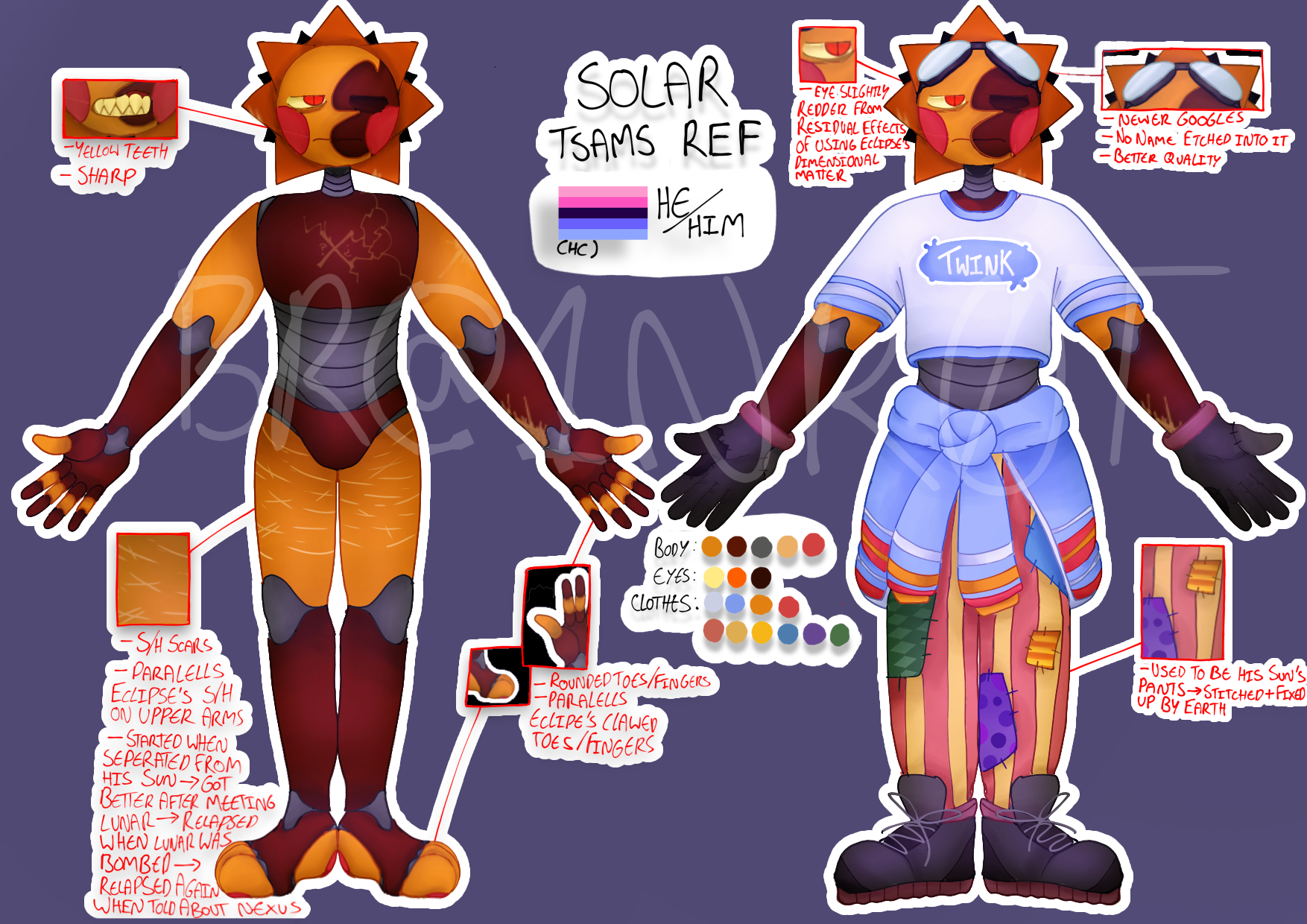 ‼️TW SH SCARS‼️Solar TSAMS ref - ibisPaint
