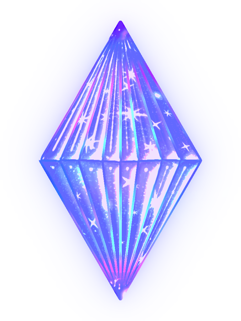 Jeweled starry opal gema gemstone - ibisPaint