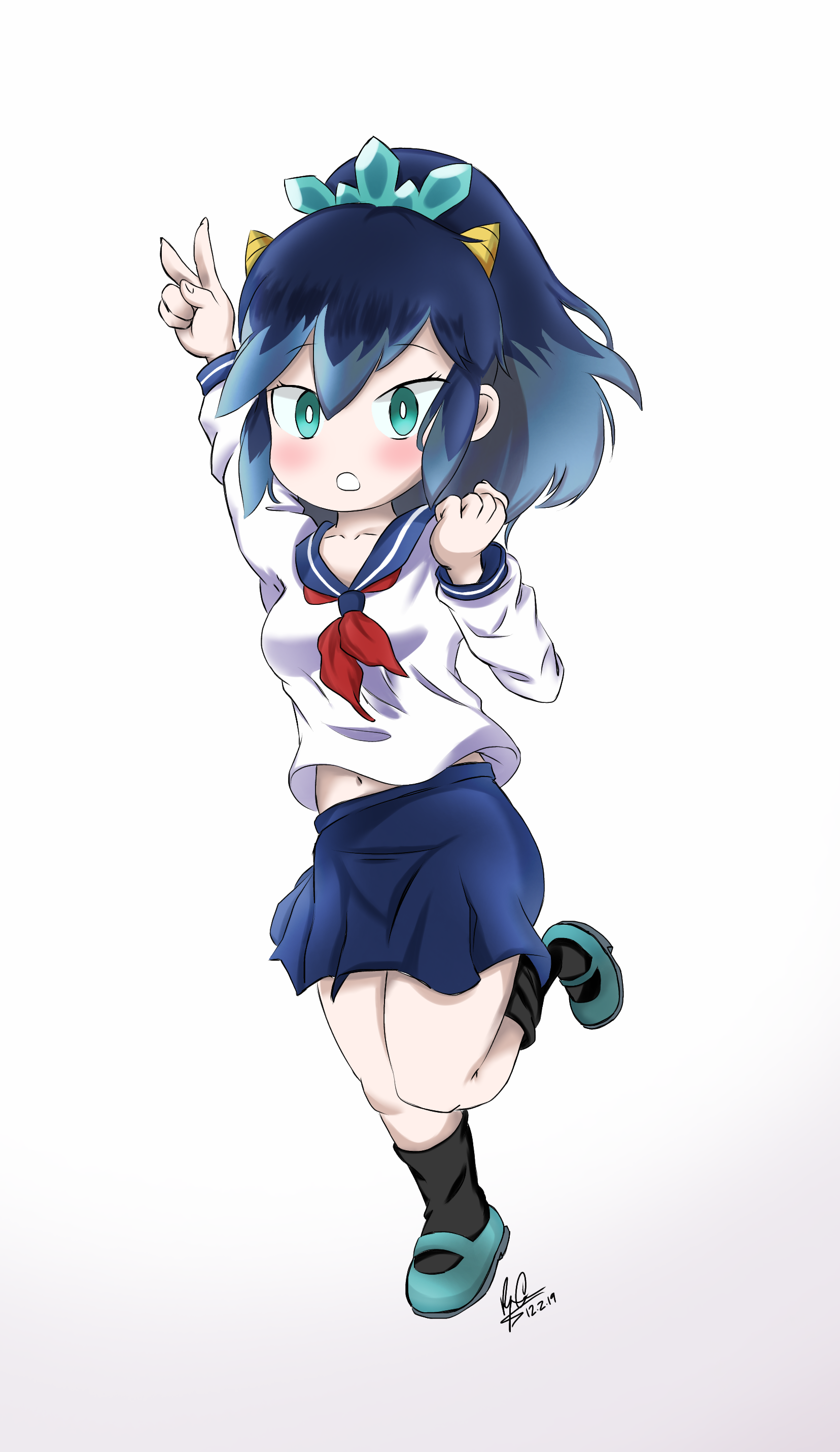 Blizzaria Invader (school uniform) - ibisPaint