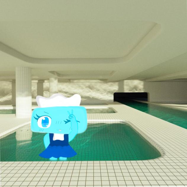 Tisha in the poolrooms - ibisPaint