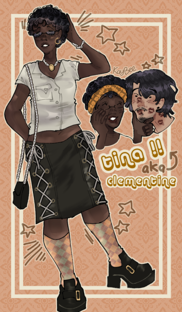 clementine oc ref - ibisPaint