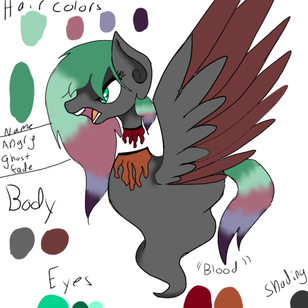 angry ghost fade - ibisPaint