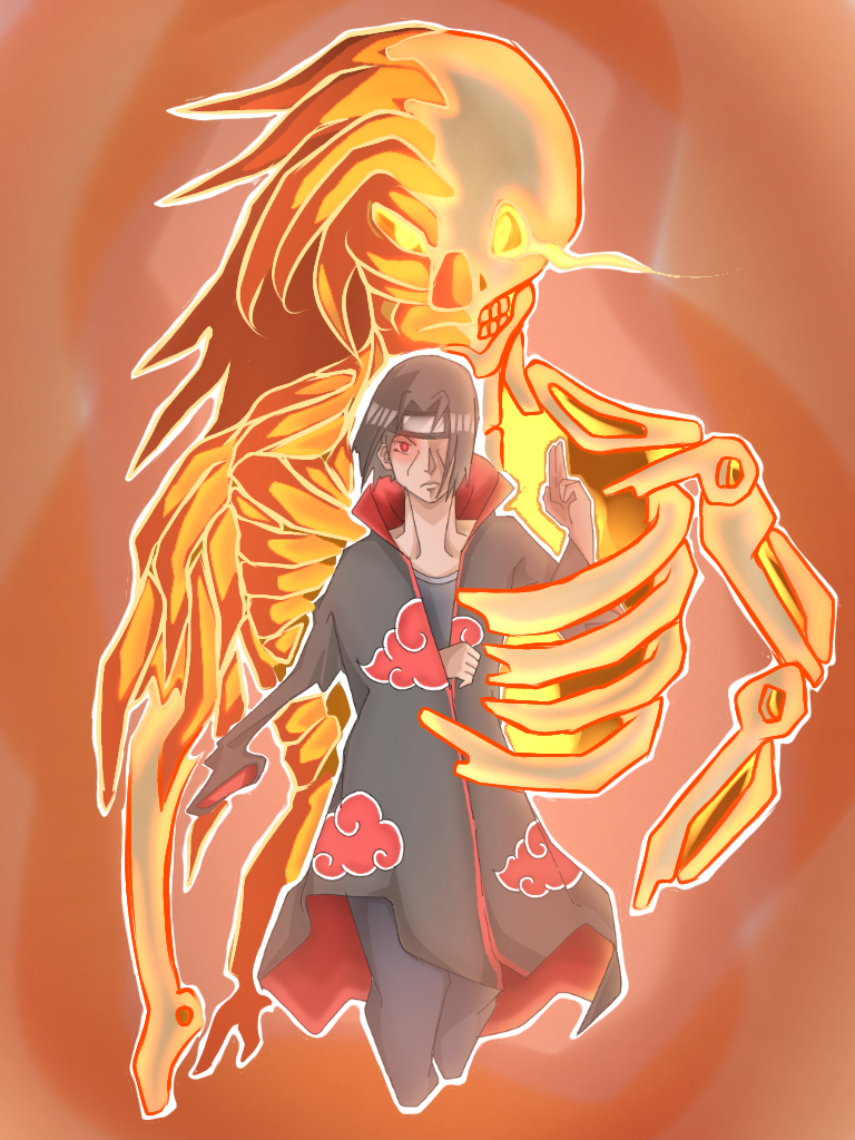 Itachi Susanoo fanart - ibisPaint
