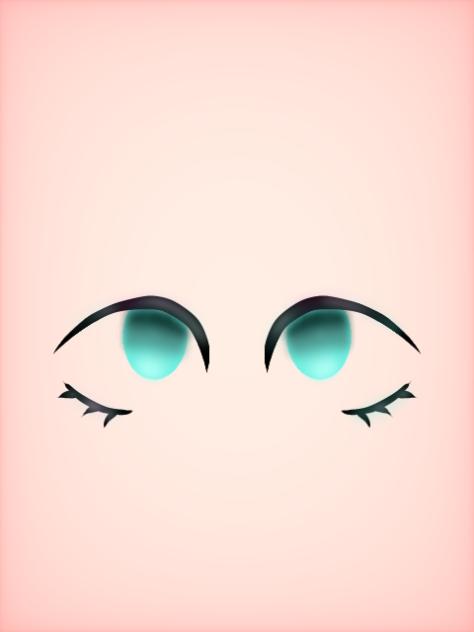 Ocean blue eyes🌊 - ibisPaint