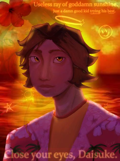 Close your eyes, Daisuke - ibisPaint