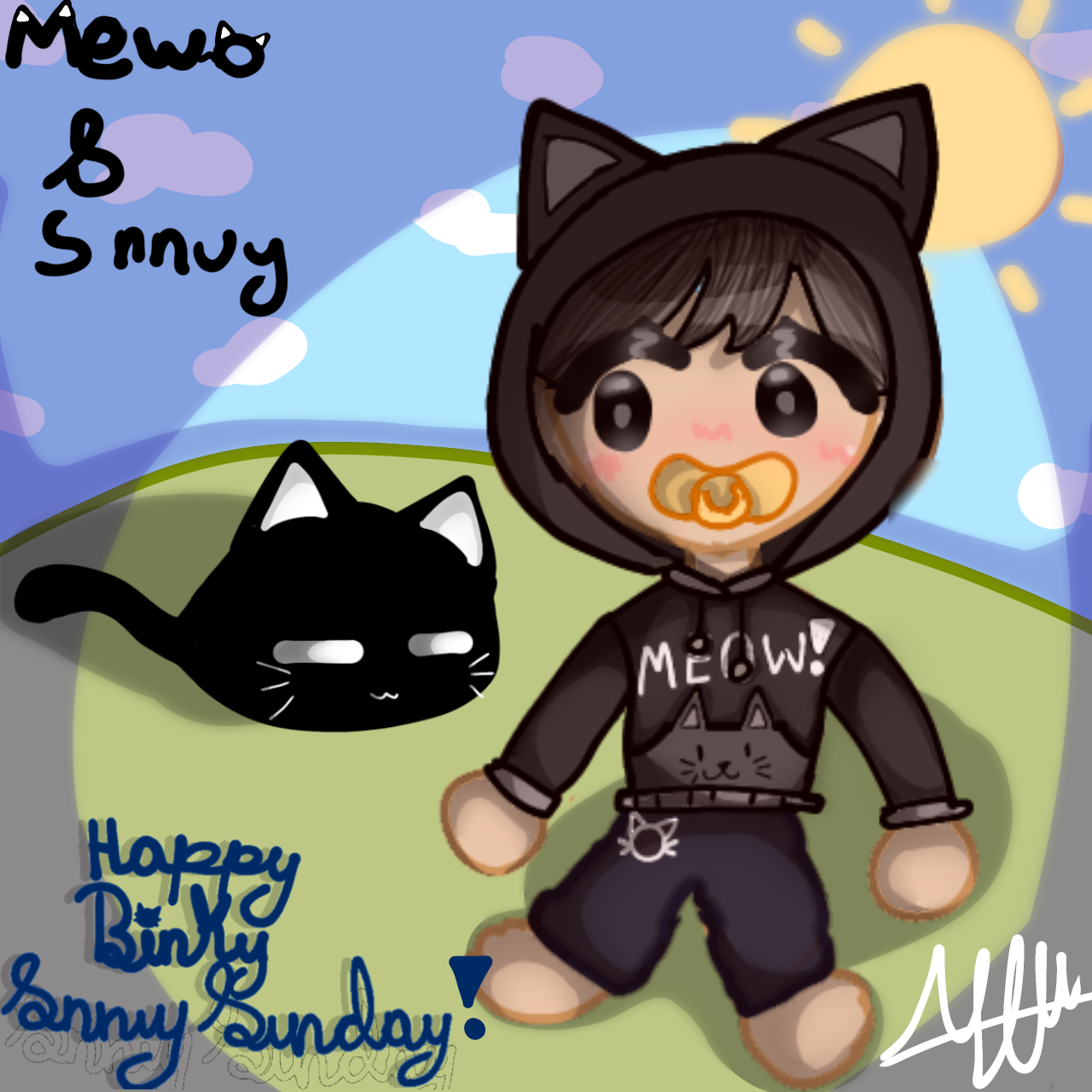 Happy Binky Sunny Sunday - ibisPaint