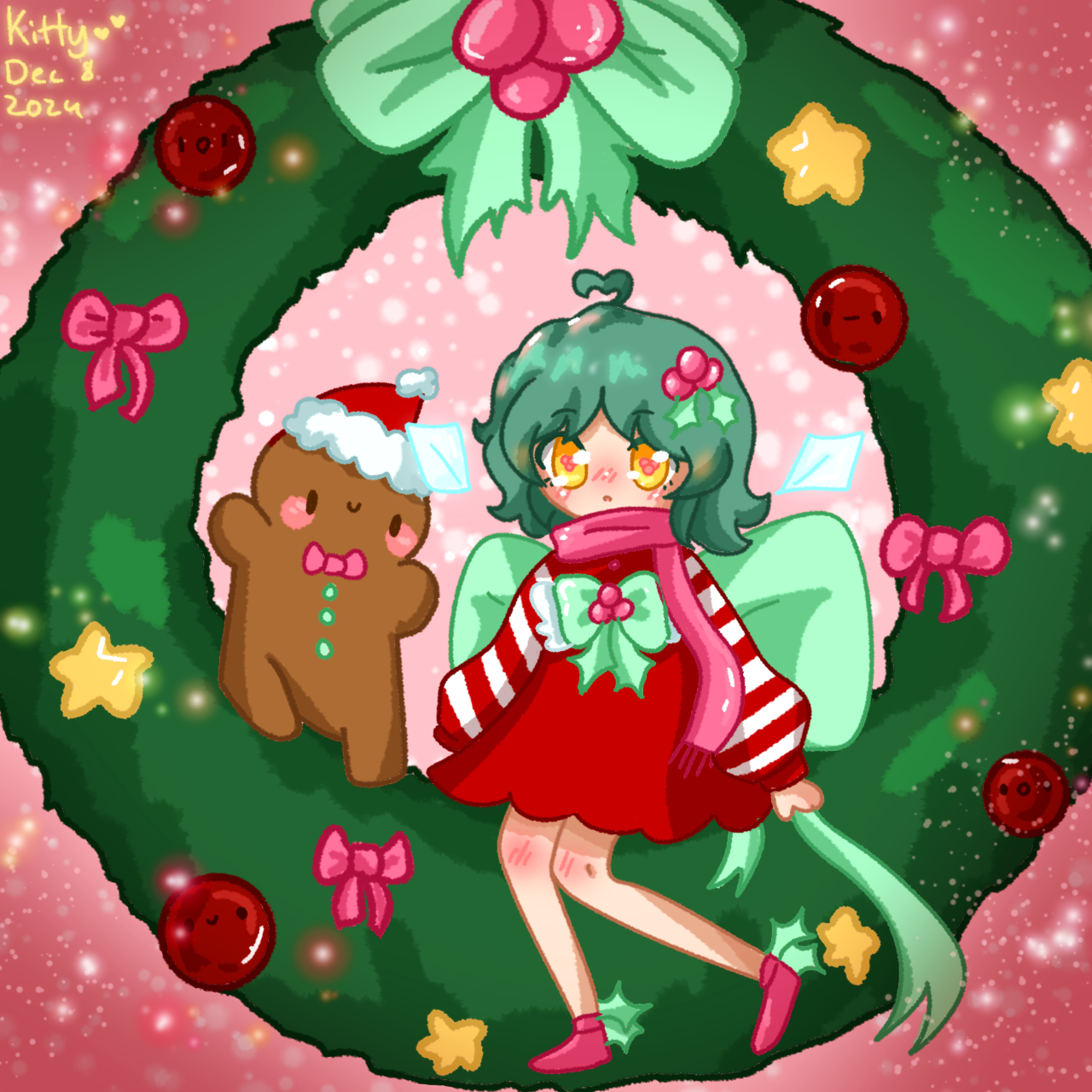 Holly Joy DTIYS🎄🎀 ️💚 - ibisPaint