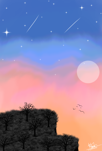 Sahara Sunset - ibisPaint