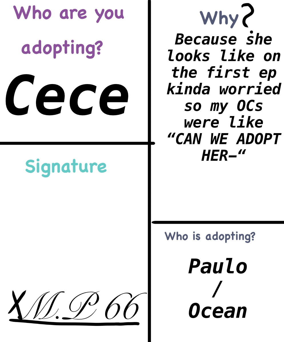 Adoption sheet OwO - ibisPaint