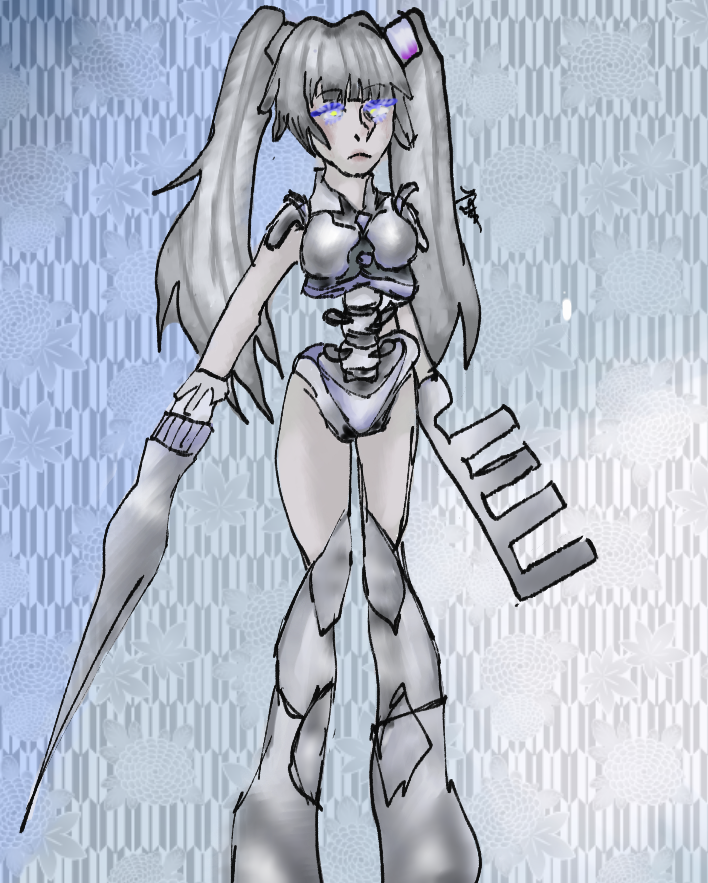 robot girl - ibisPaint