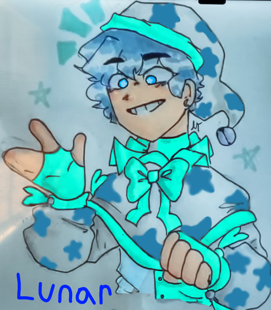 Lunar as a human - ibisPaint