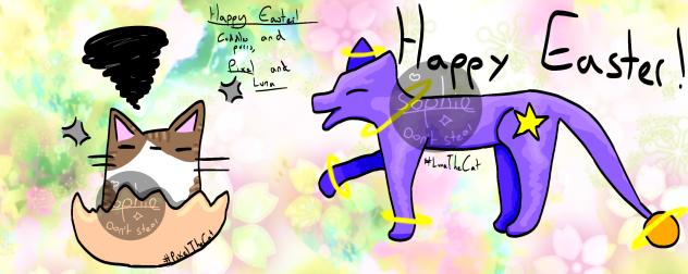 Happy late Easter!!!! - ibisPaint