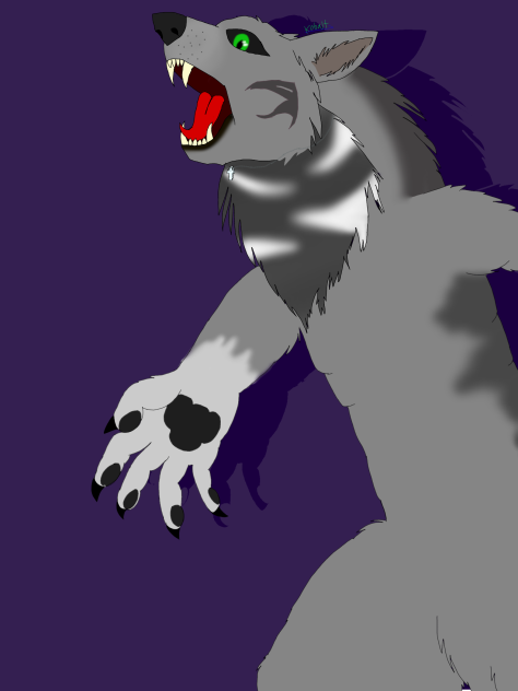 Detailed Werewolf - ibisPaint
