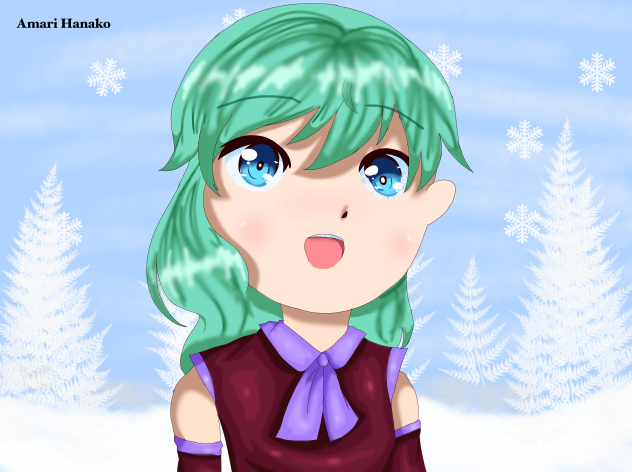 Amari Hanako, The WarmHearted WinterGirl - ibisPaint