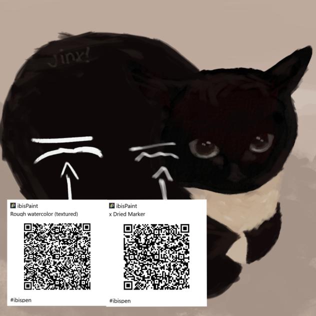 maxwell the cat uhh brushes - ibisPaint