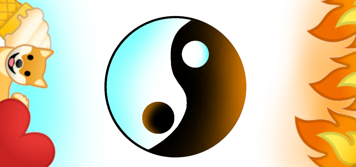 yin-yang art - ibisPaint