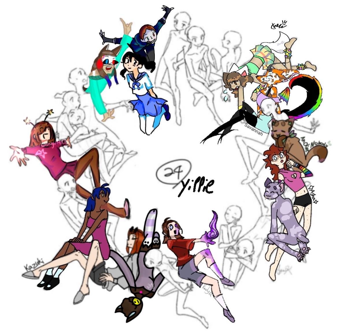 Group drawing! - ibisPaint