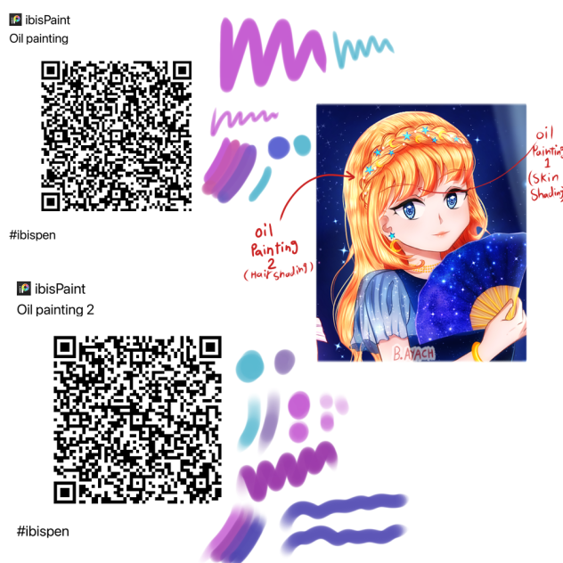 Oil brushes - ibisPaint