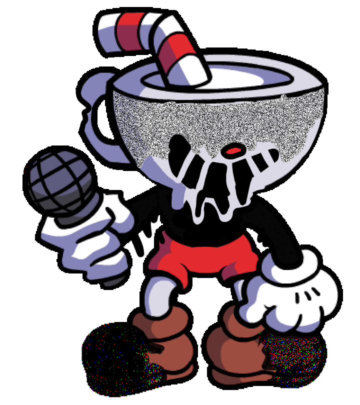 cuphead glitch corrupted - ibisPaint