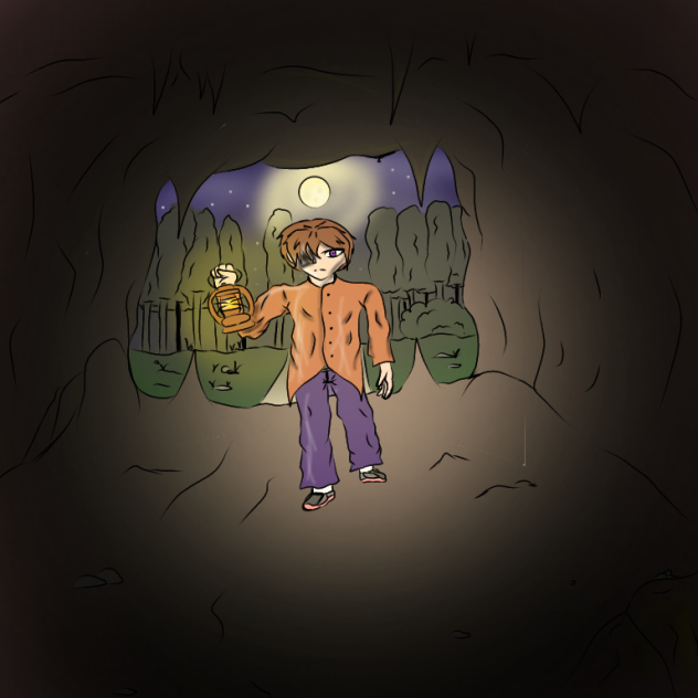 The Men In Cave - ibisPaint