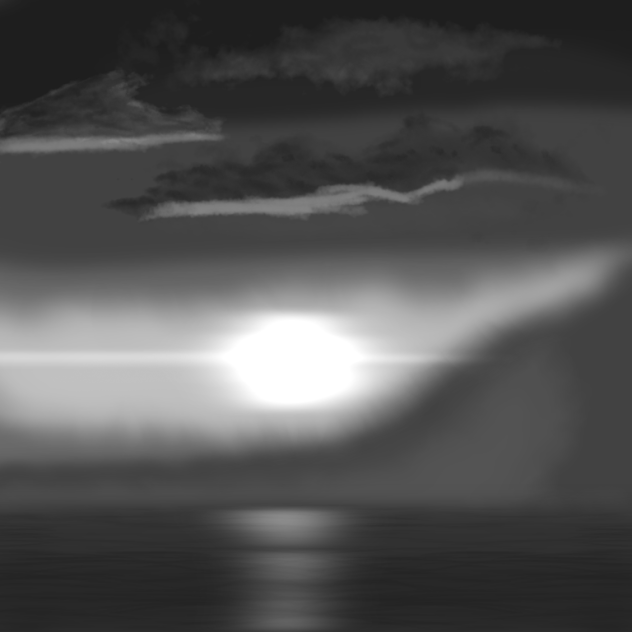 Sunset transparent - ibisPaint