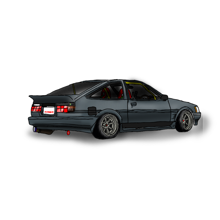 ae86 toreno - ibisPaint