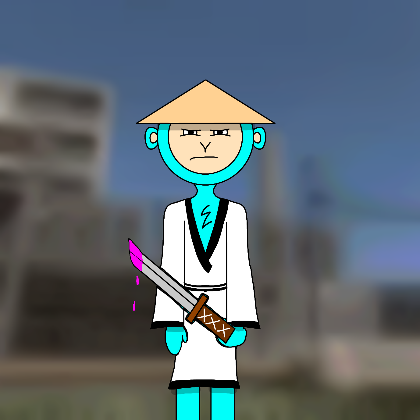 Aaron as a samurai - ibisPaint