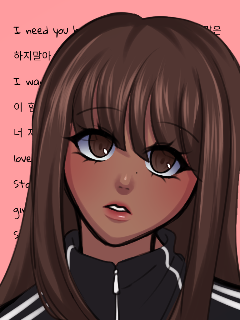 The eyes are too big - ibisPaint