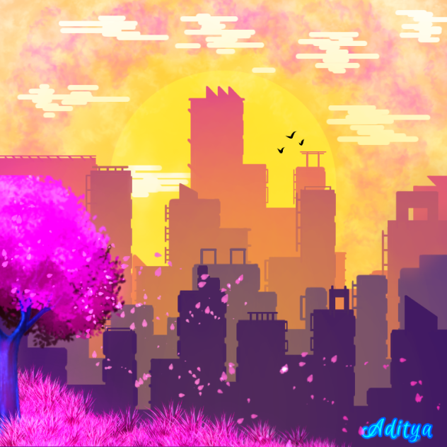 City Sunshine - ibisPaint