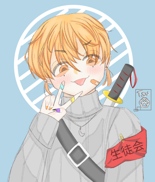 Orange haired boy - ibisPaint