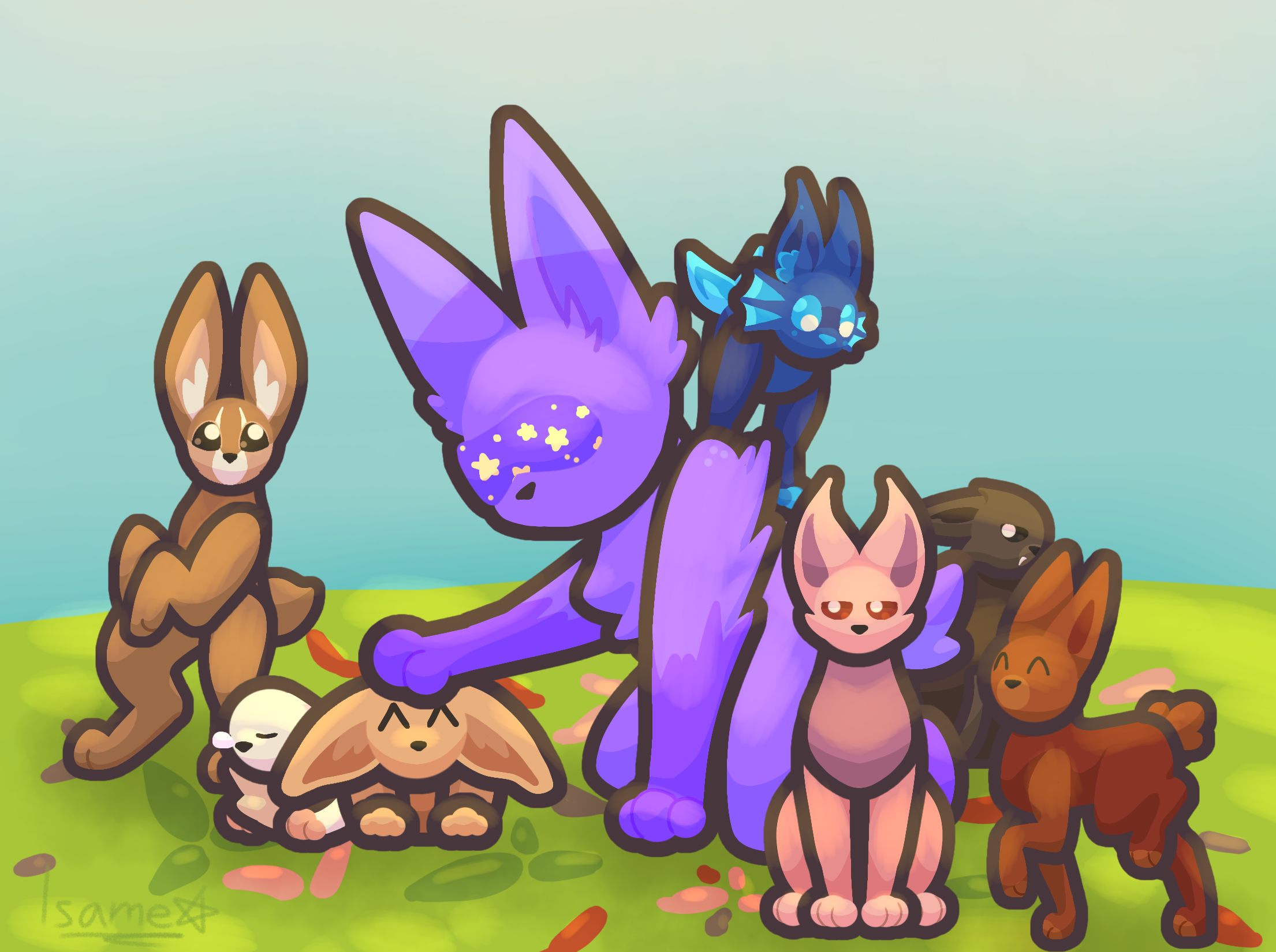 RABBITS - ibisPaint