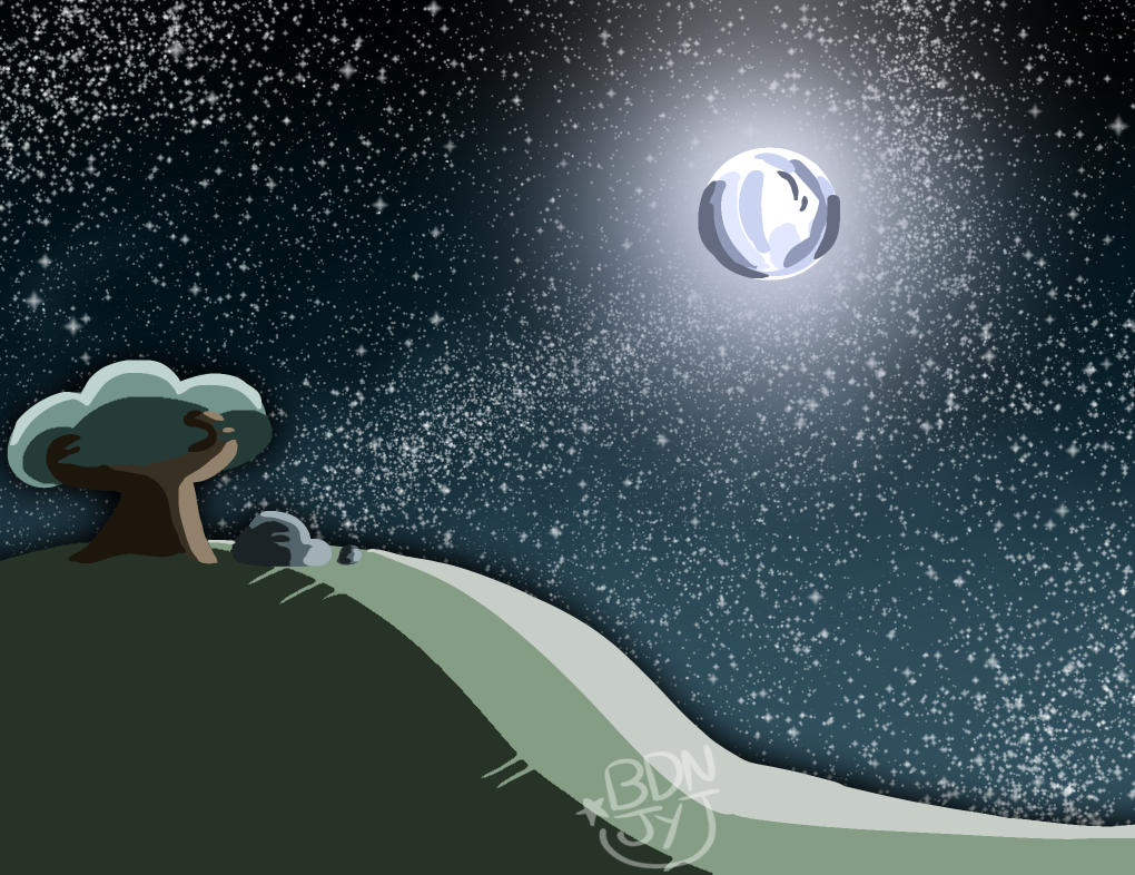 Starry Sky - Background - ibisPaint