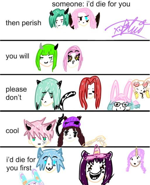Original Characters’ Reactions Meme#1 - ibisPaint