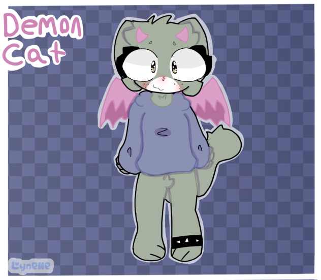 Demon cat - ibisPaint