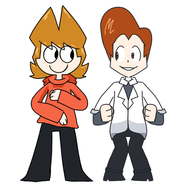 Tord and Rick doing the Popipo dance - ibisPaint